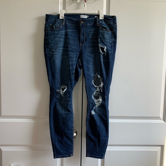 True Craft | Pants & Jumpsuits | True Craft Ripped Jeans | Poshmark